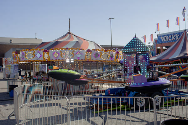 The wacky rides at the St. Joe County fair in Mishawaka Indiana. by ...