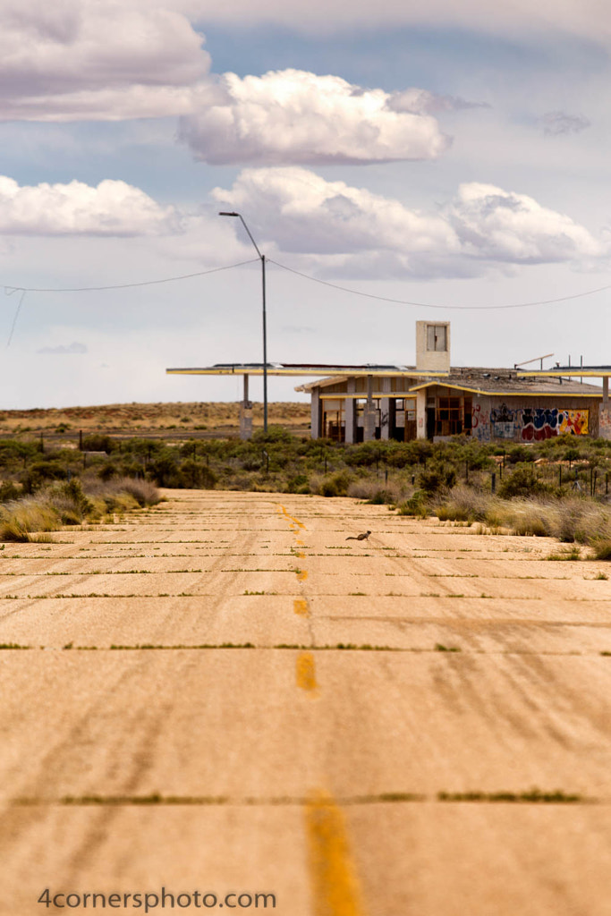 Route 66 and Gas Station, Two Guns, AZ by Troy Montemayor / 500px