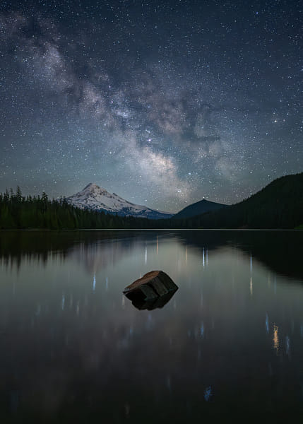 Mount Hood and Milky Way by Dale Johnson | 500px