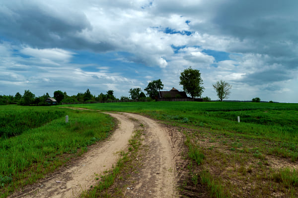 Scenic view of field against sky by Andrei Bulatov | 500px