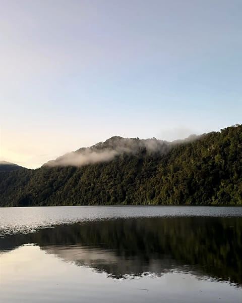 Scenic view of lake against clear sky by E'DOMB Prias | 500px