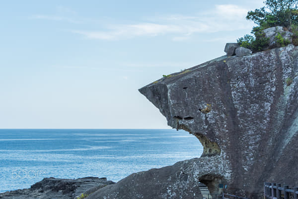 Onigajo Cliff Rock Formation Overlooking the Pacific Ocean by Kazutaka ...