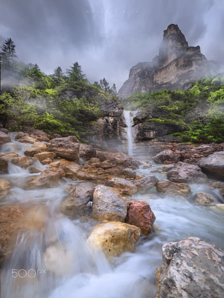The magic waterfall under the Tower by Zita Karádi | 500px