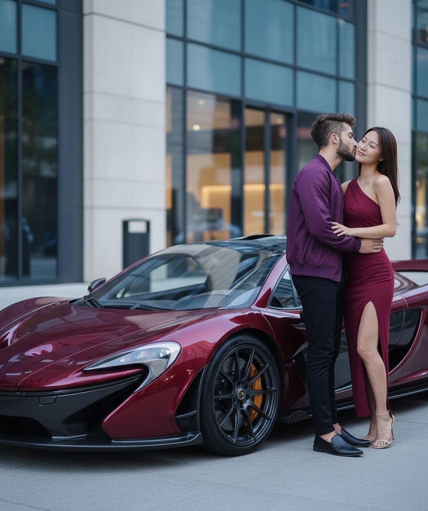 Sidharth kembalkar spotted with his Mclaren p1 car and kissing a korean ...