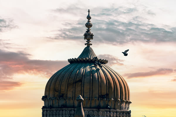 Low angle view of chatri against sky during sunset by prashant bamnawat | 500px