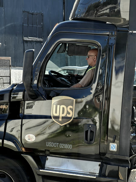 ups truck driver by David | 500px