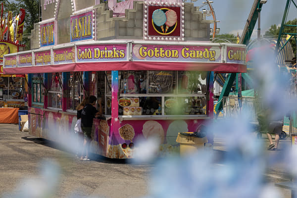 Purchasing Cotton candy at the carnival. by Frank Jeffery | 500px