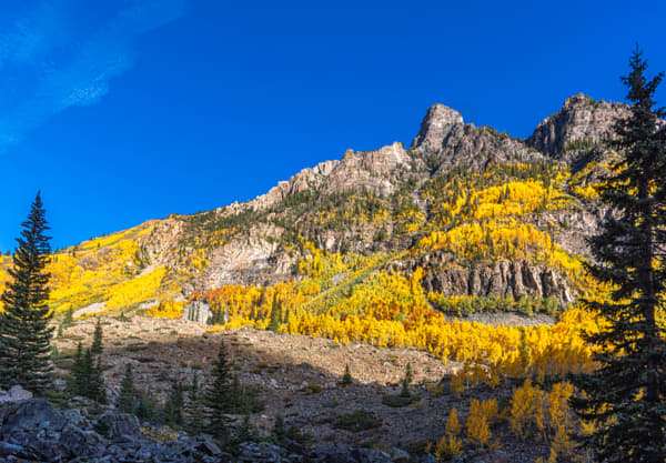 Scenic view of mountains against clear blue sky by Hal Chen | 500px