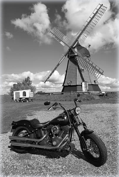 Bike & old windmill by BRIAN | 500px