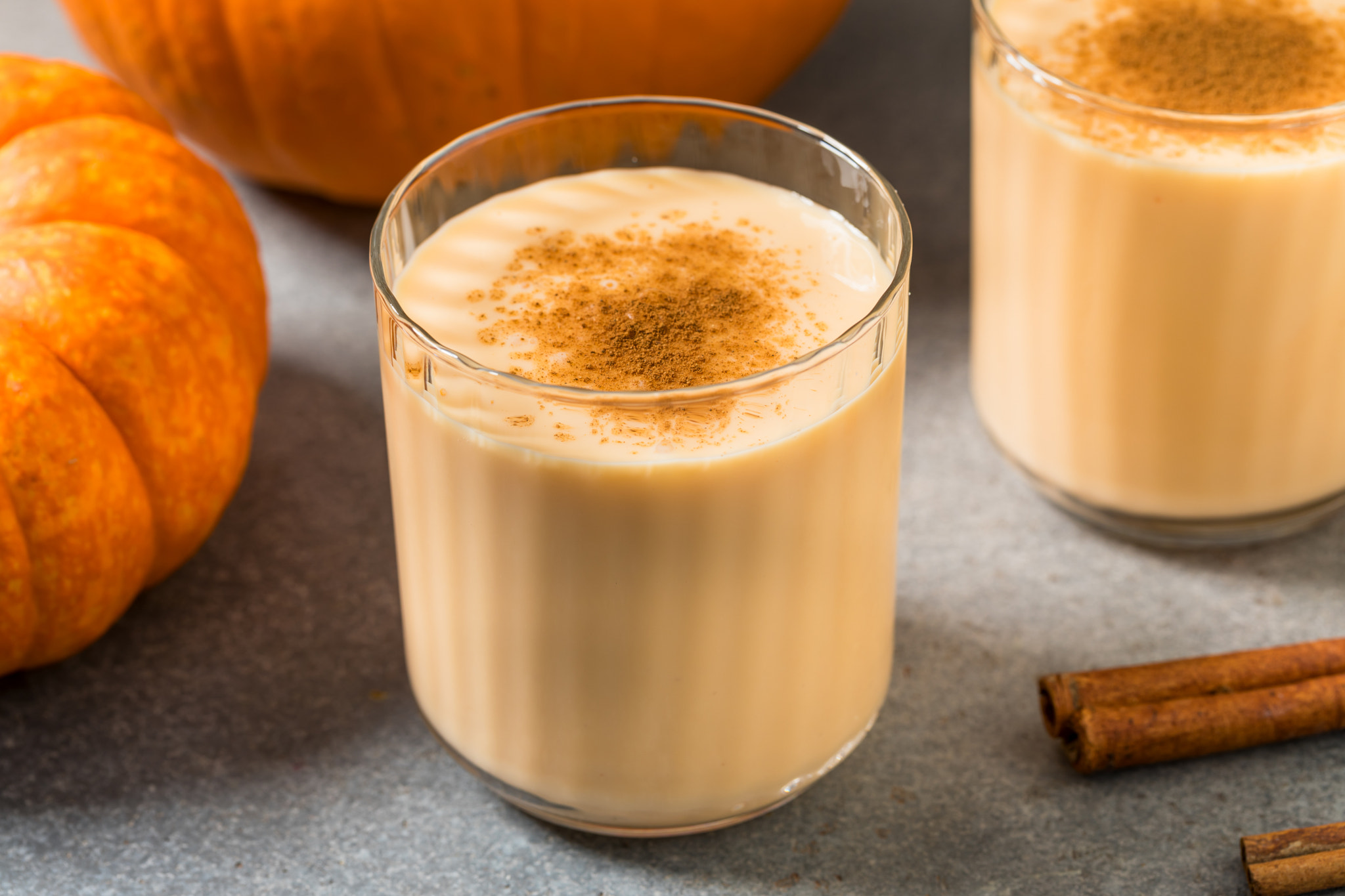Creamy Pumpkin Drink Evoking Autumnal Refreshment and Joy | still life ...