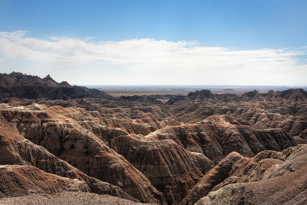 Vast Badlands Unveil Ancient History and Geological Grandeur ...
