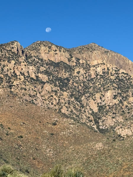 Moon over the Organ Mountains by Sally Szustakowski | 500px