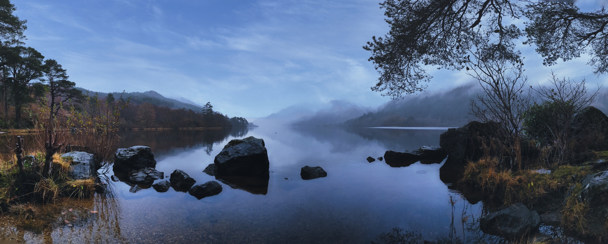 Misty Lake Reflects Calmness and Mysterious Serenity | landscape photo ...
