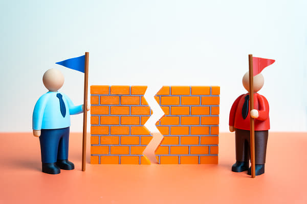 Divided Sides Confronting a Broken Barrier of Disagreement | creative ...