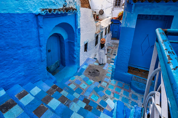Blue Steps (Chefchaouen, Morocco) by Chano Sanchez | 500px
