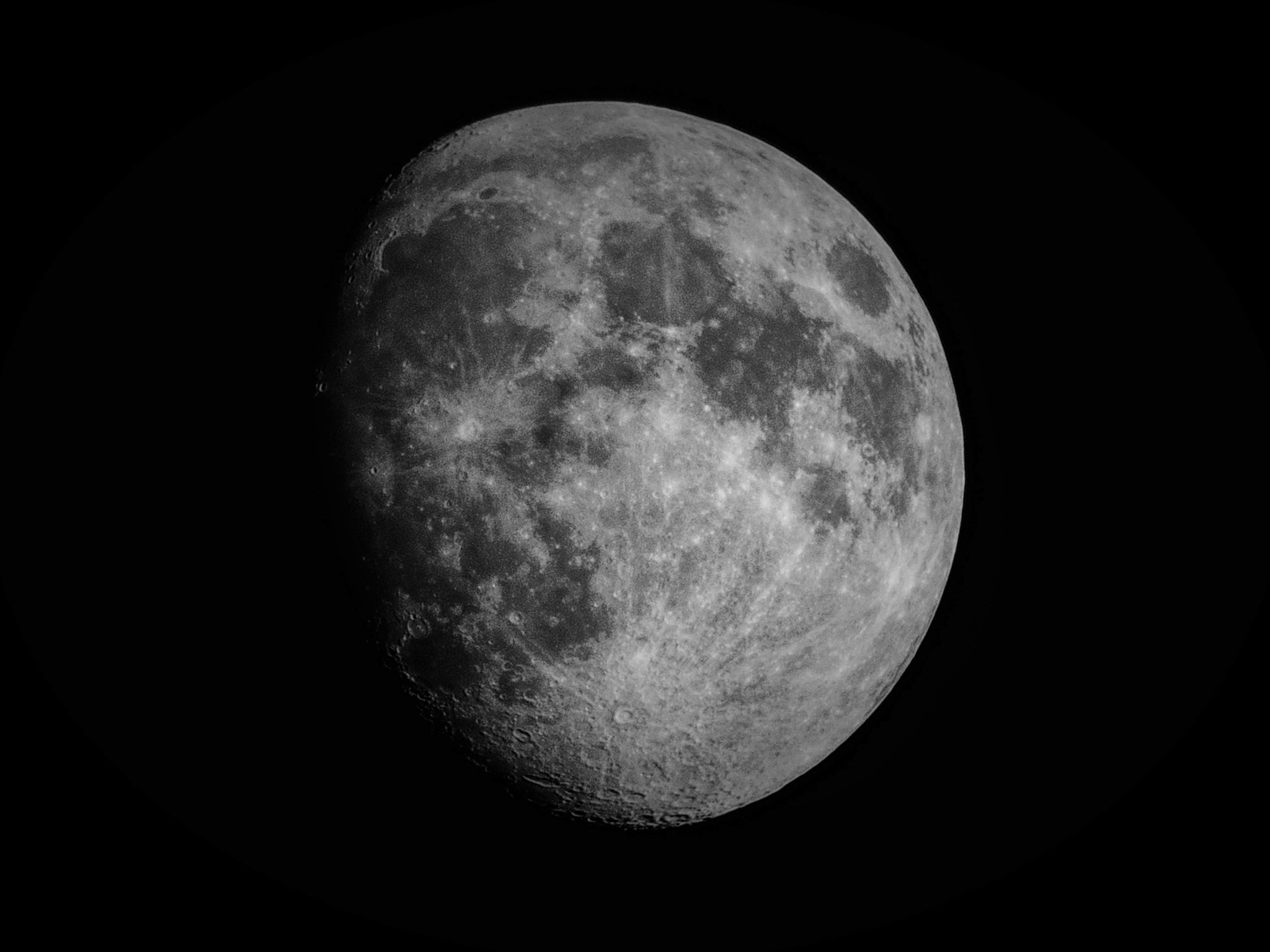 Moon in Dark Sky Evoking Solitude and Cosmic Wonder | nature photo by ...