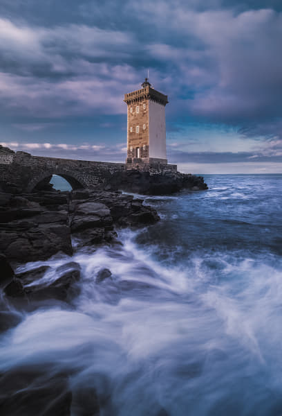 Lighthouse Guiding Through Stormy Seas | landscape photo by Michael ...