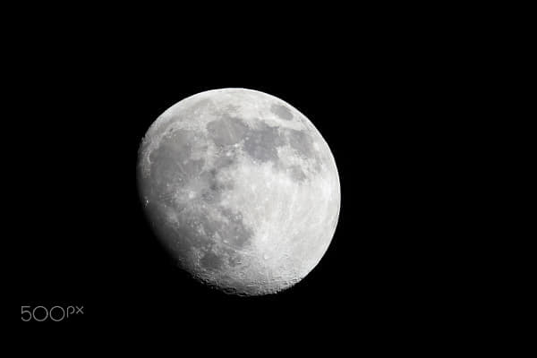 Luminous Moon Illuminating the Vastness of the Night Sky | nature photo ...