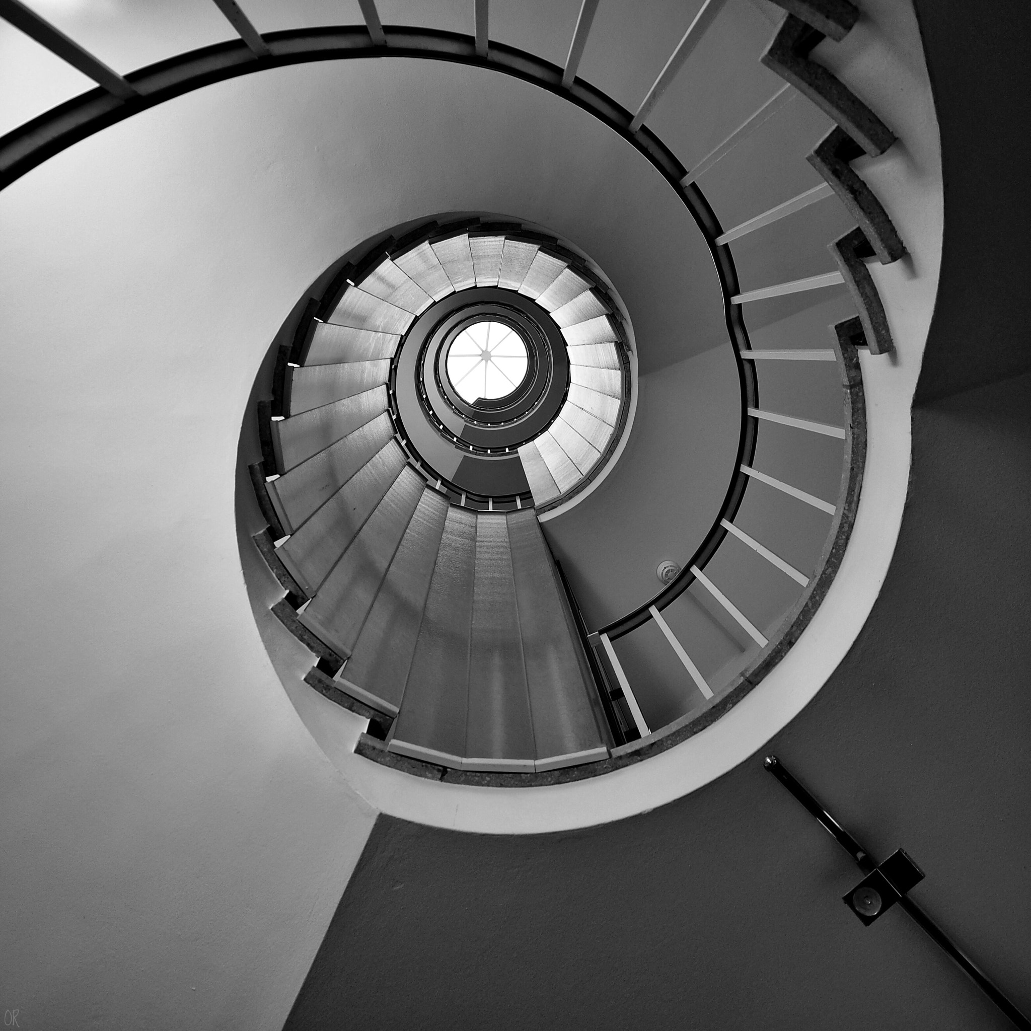 Spiral Staircase Representing Journey And Infinite Possibility 7228