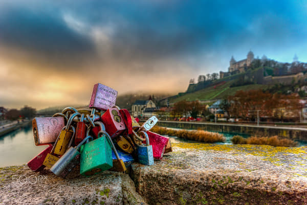 Love Locks on Bridge Symbolizing Eternal Connection | city photo by ...