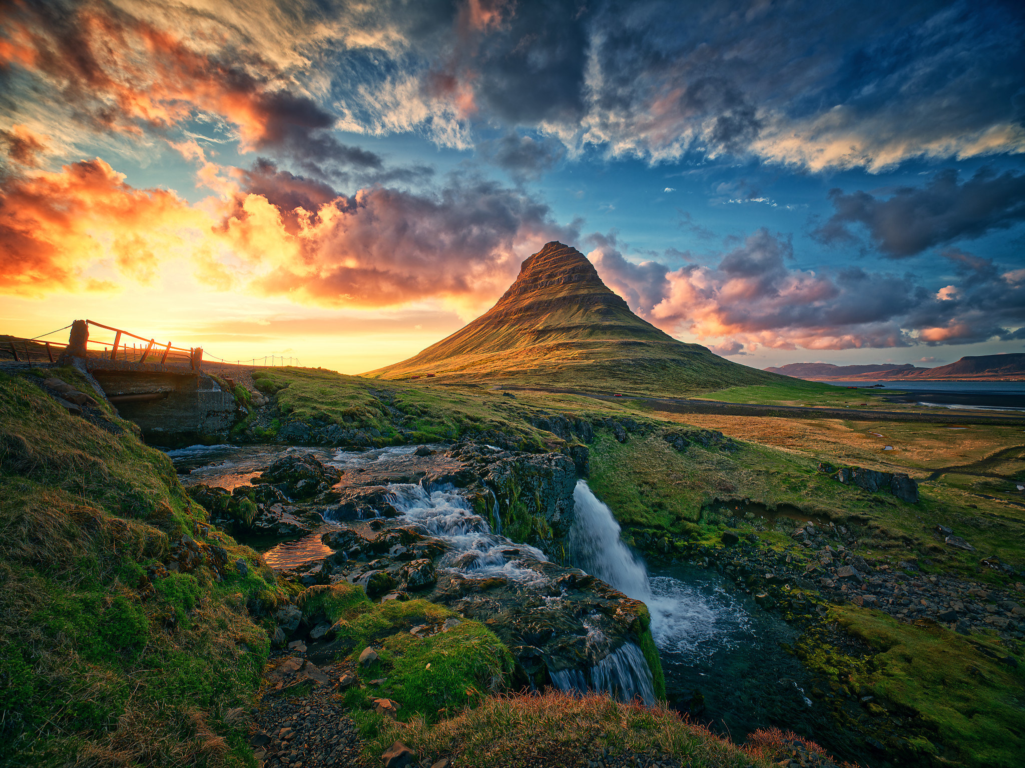 Dramatic Sunset Illuminates a Majestic Landscape | landscape photo by ...