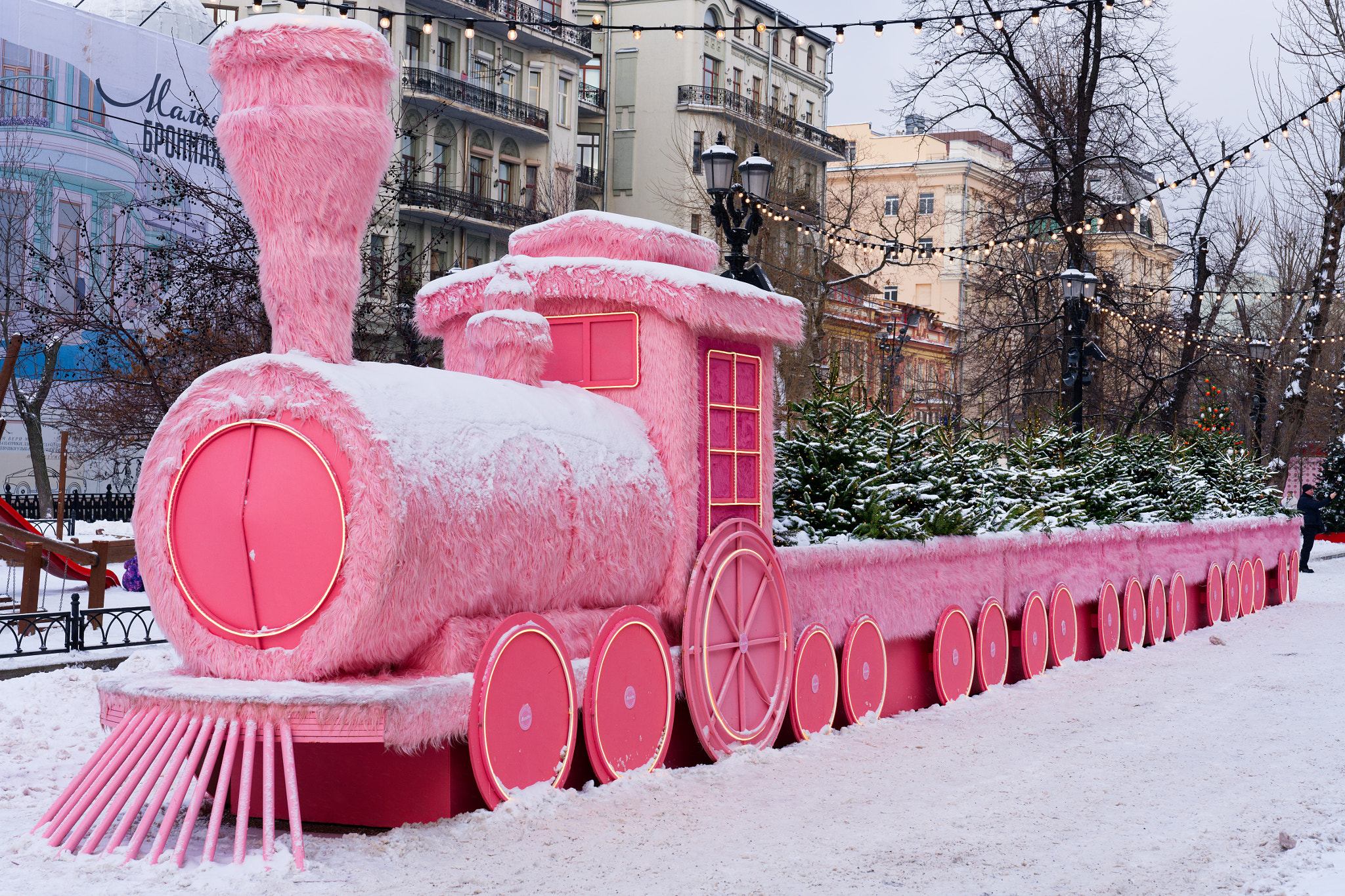 Christmas tree train by Yury Slobodyanyuk | 500px
