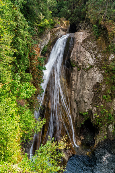 Lush Waterfall Cascade Illustrates Abundance and Natural Splendor ...