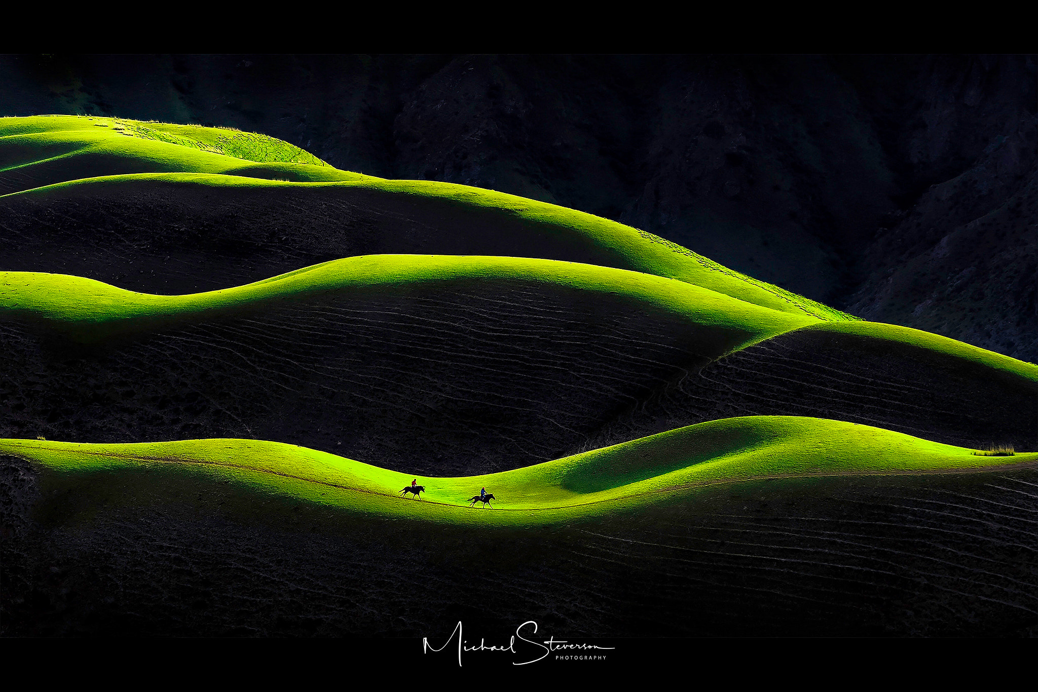 Rolling Green Hills Evoking Serene Natural Beauty | landscape photo by ...