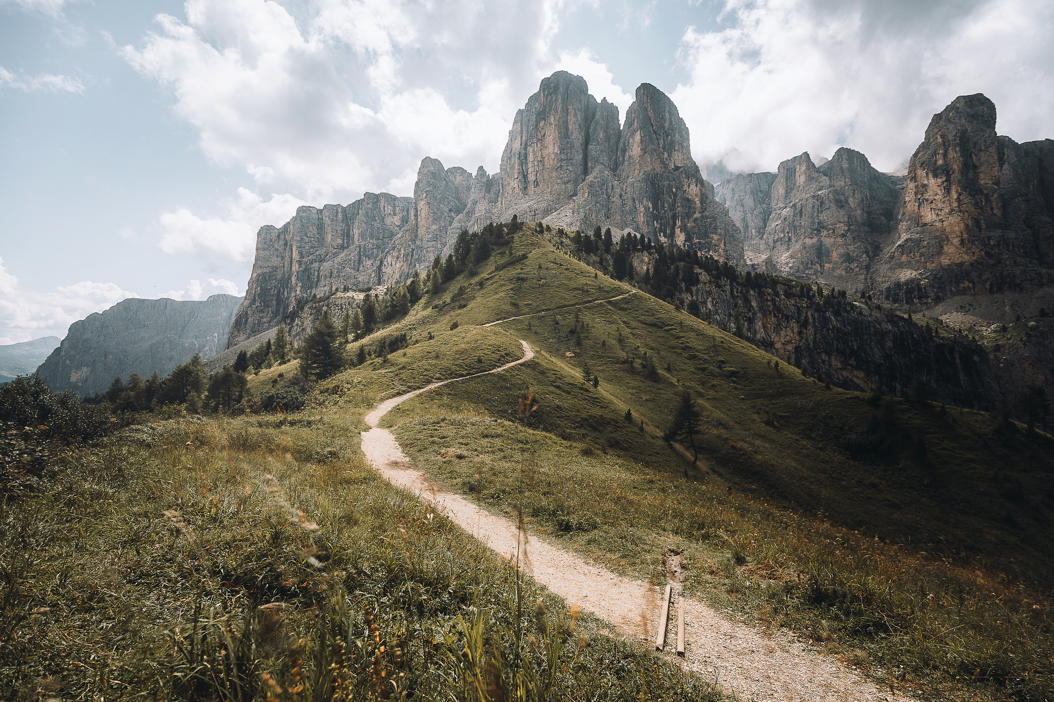Gruppo del Sella / View from Passo Gardena by Fabrizio Casale | 500px