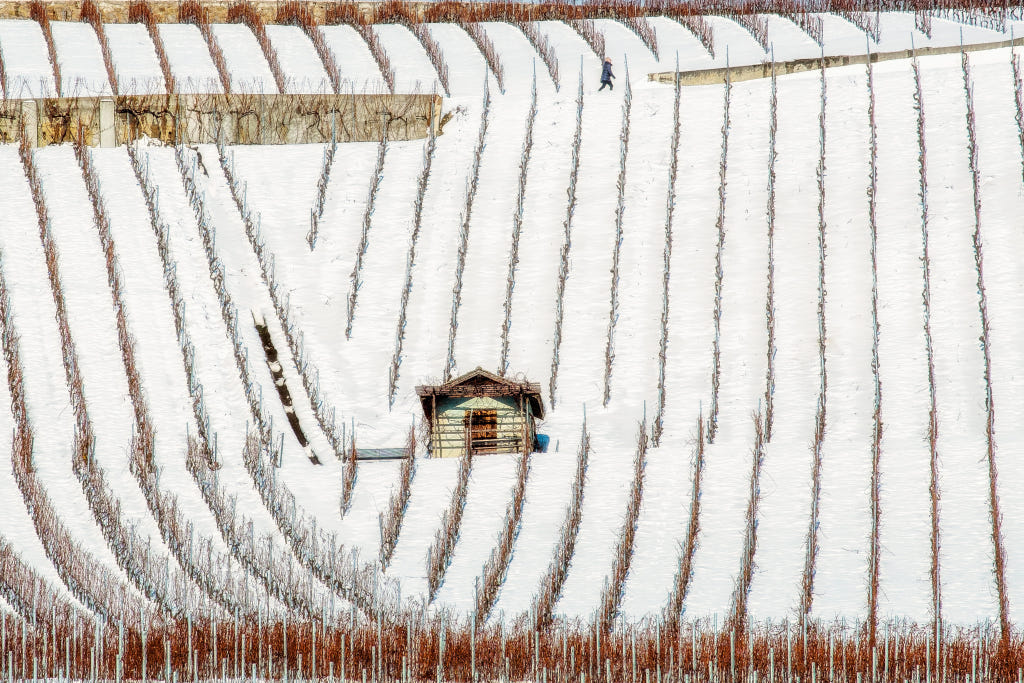 Cross on Mountain Peak Under Starry Sky Evoking Spirituality and ...