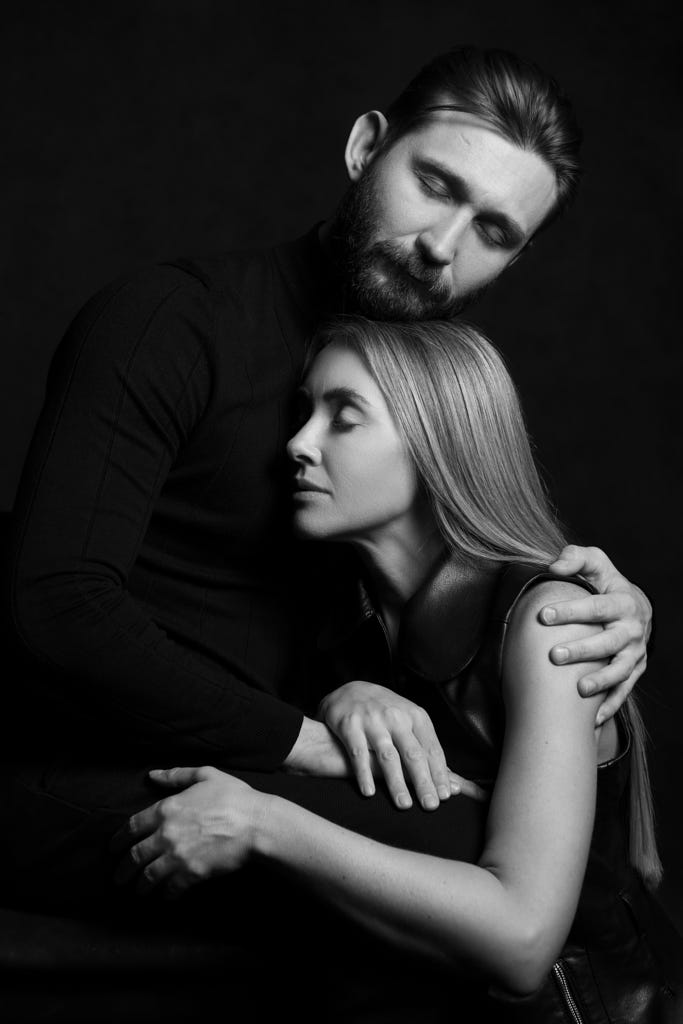 Embracing Couple Symbolizing Intimacy and Connection | people photo by ...