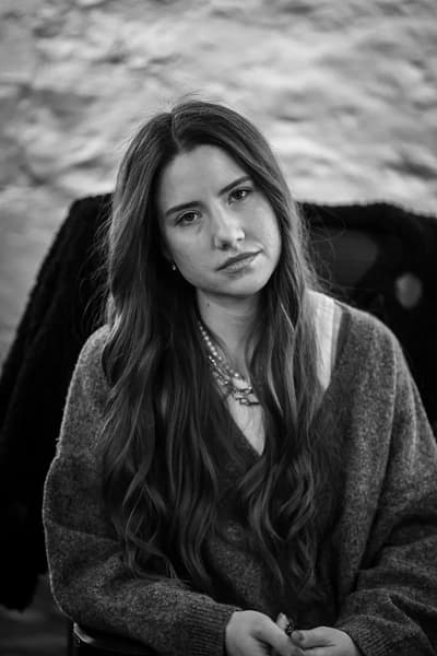 Woman's Gaze Reflecting Serenity and Inner Strength | people photo by ...