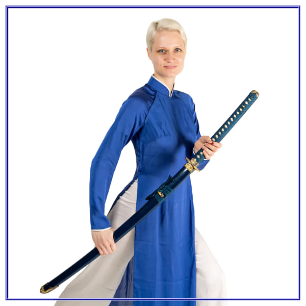 Woman with Katana Embodying Strength and Disciplined Grace | people ...