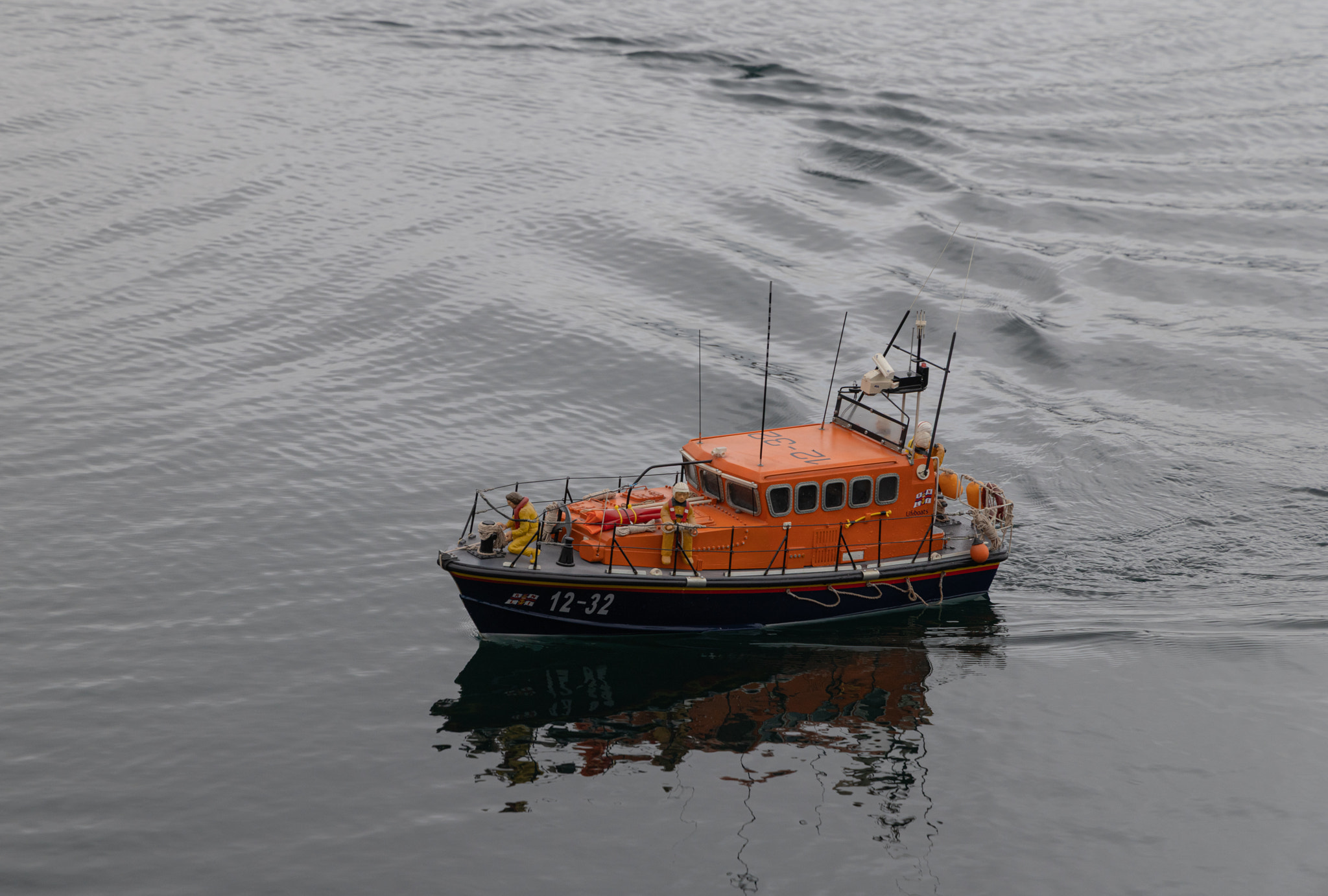 Rescue Boat Navigates Open Water Evoking Safety and Purpose | city ...