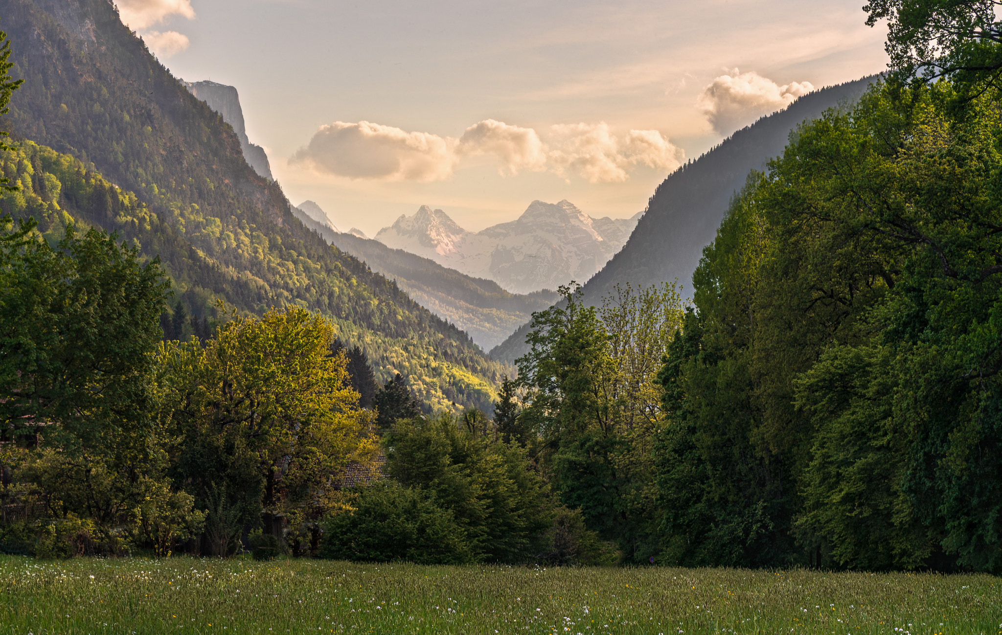Mountain Valley Radiating Serenity and Natural Grandeur | landscape ...
