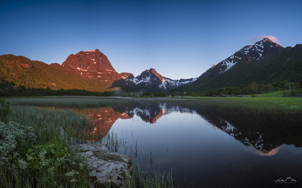 Lofoten Islands - June Midnight by Steven Henriksen / 500px