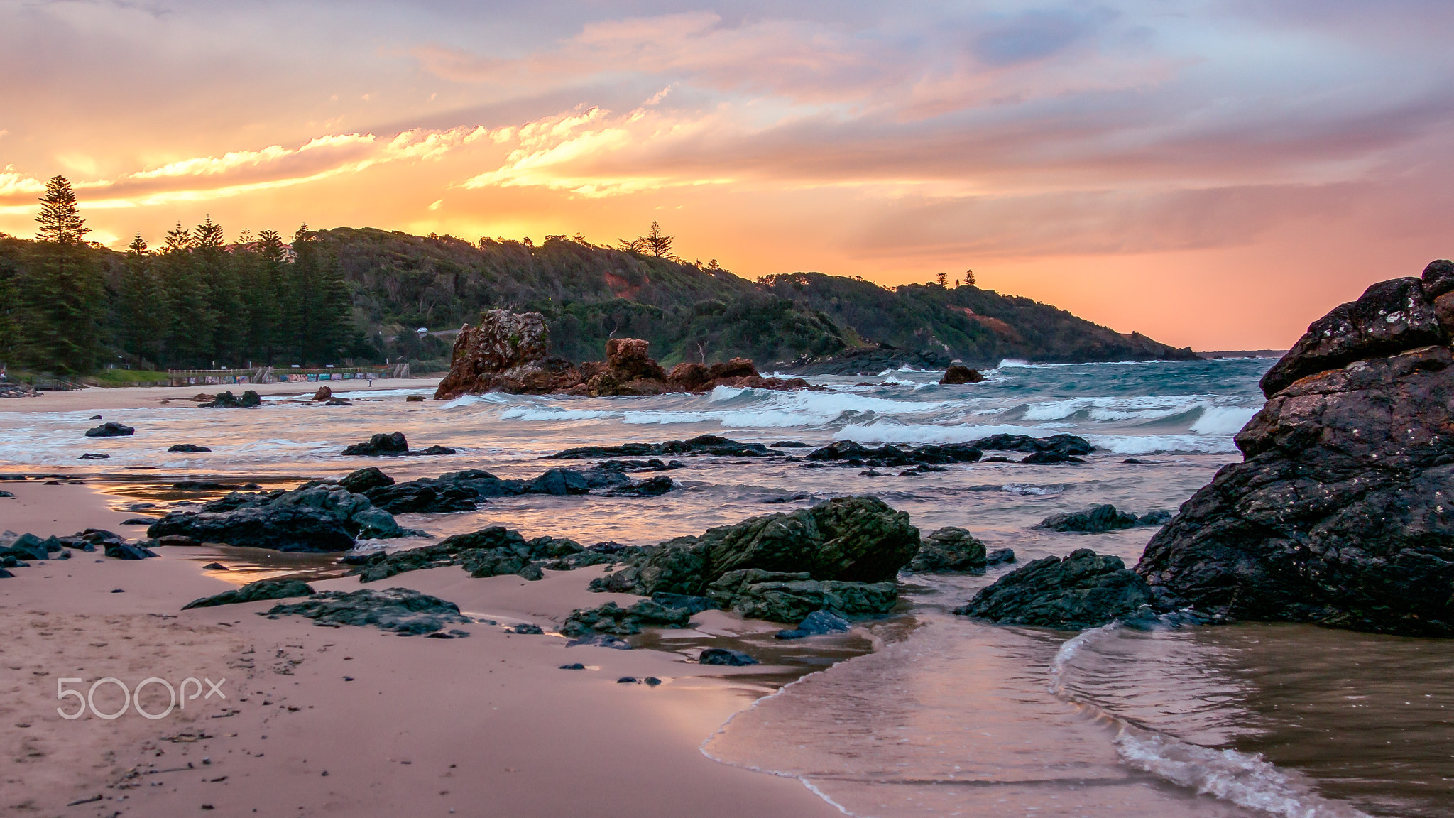 Flynns Beach Sunset in Port Macquarie by Mitch Cass | 500px