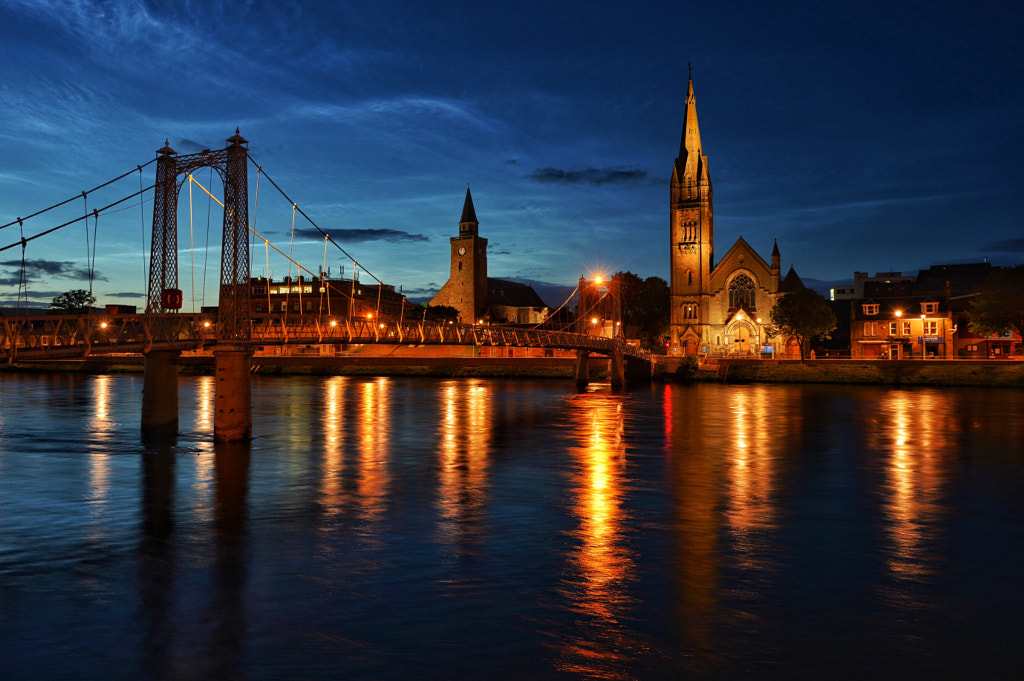 "Inverness at night" by Bernhard S. / 500px