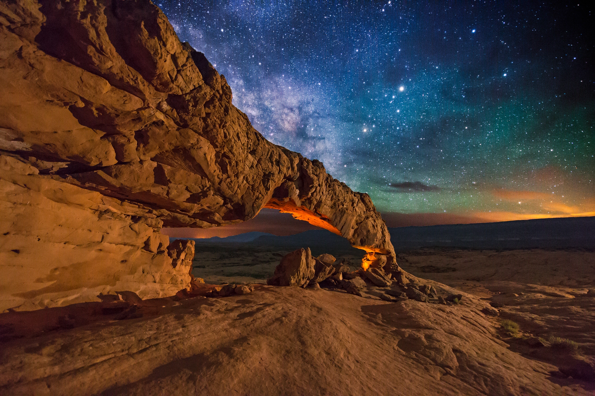 In the Cool Desert Night by Wayne Pinkston / 500px