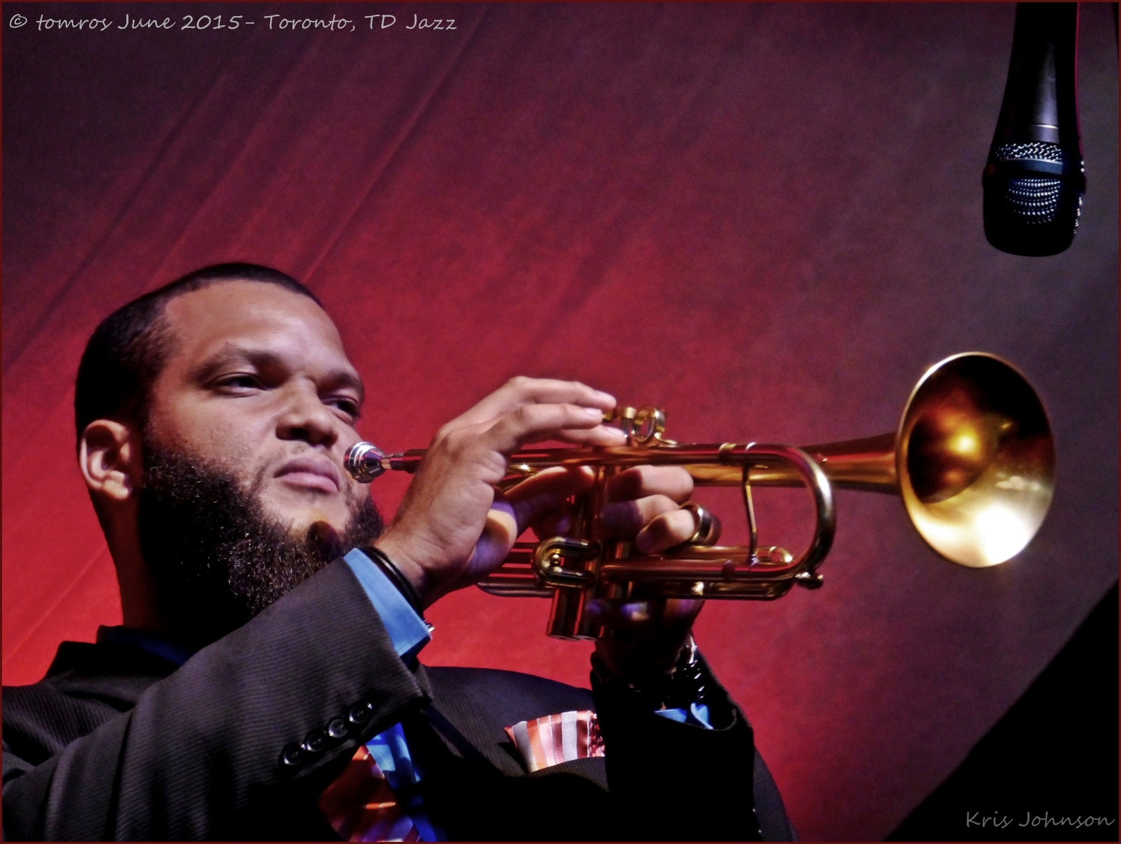 Kris Johnson - trumpet. CBO in Toronto 2015 by Jazz/Blues/ Street Art ...