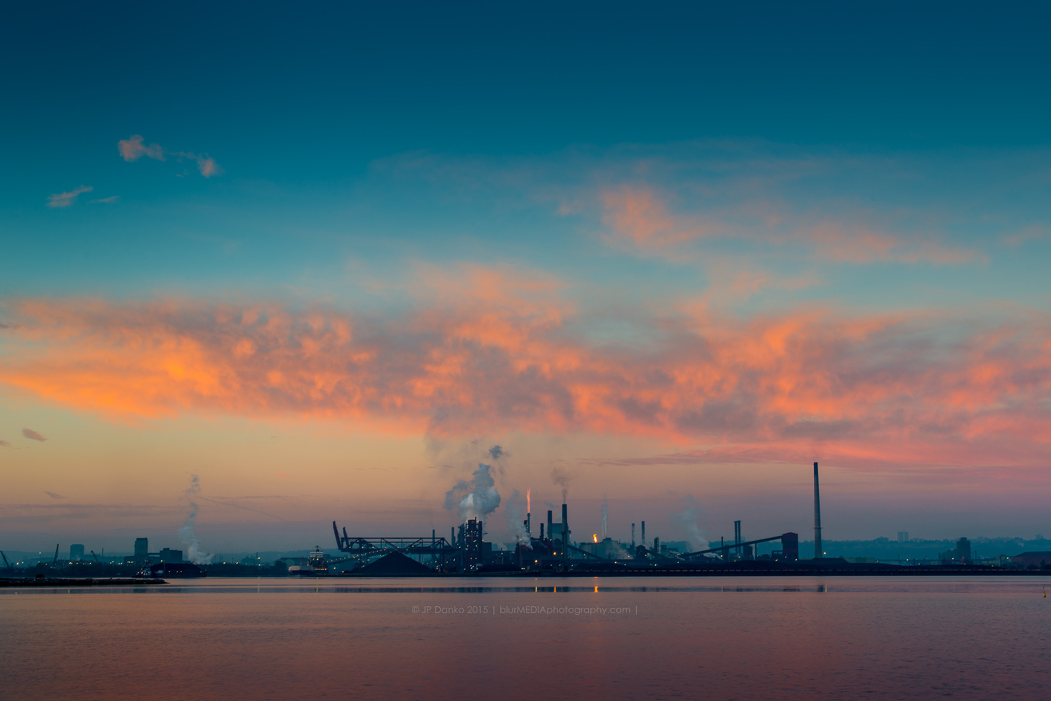 Industrial City Skyline of Steel Plant by JP Danko | 500px