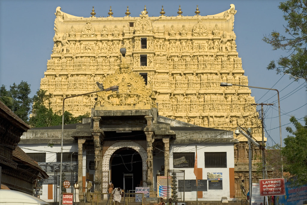 Sri Padmanabhaswamy Temple- Entrance- Thiruvananthapuram by Karunakaran ...