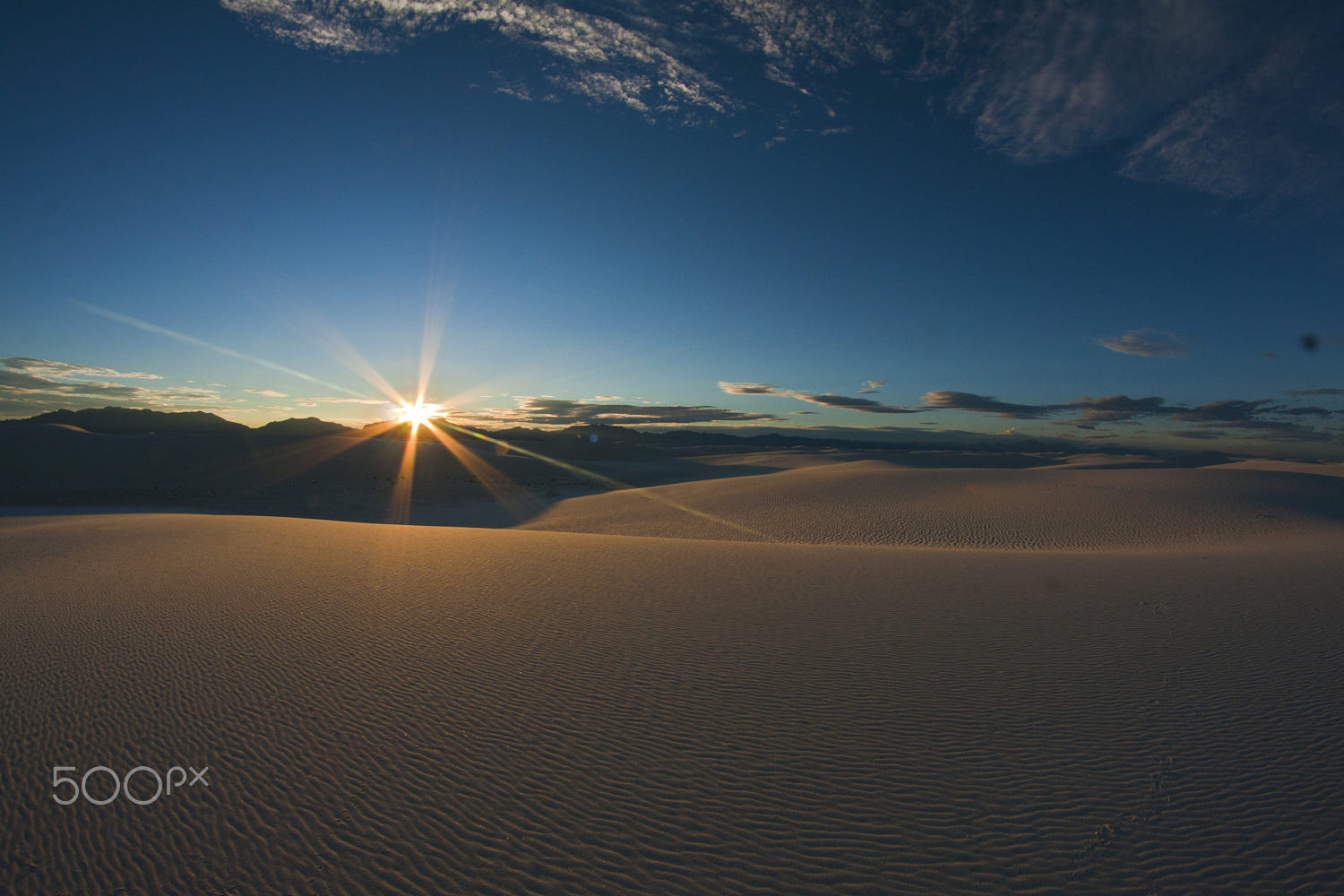 Sunset over White Sands by Martin Ferko / 500px
