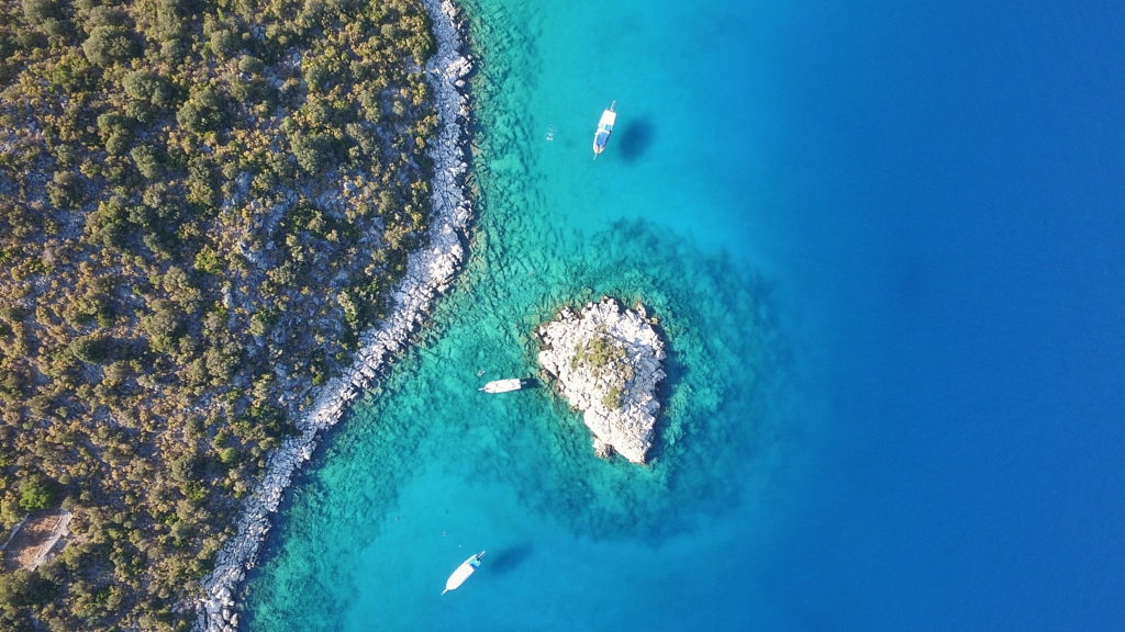 Azure Turkish Seas & Coastline Splendor by Drone Pilot Alper Ergin ...