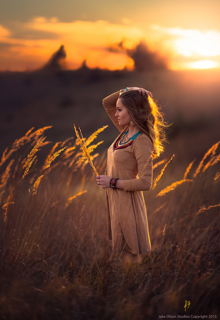 Harvest Sunset by Jake Olson Studios / 500px