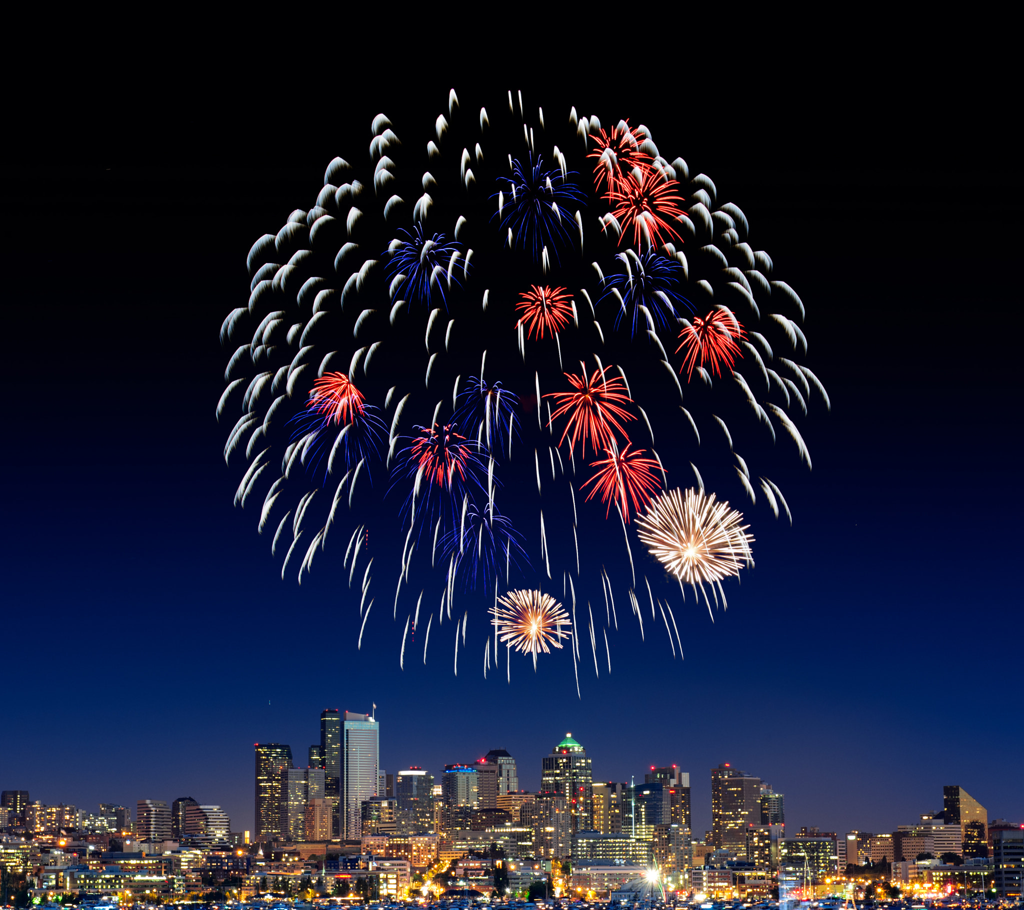 Fireworks over Seattle by Jim Clark / 500px