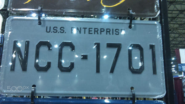 Star Trek License Plate by Jason Wiley | 500px