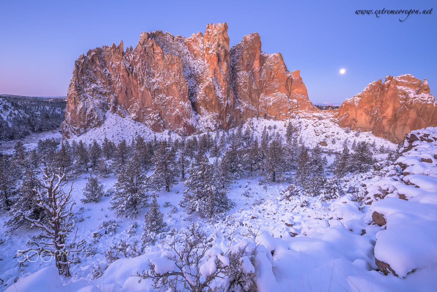 Smith Rock Winter Glow by James Dustin Parsons / 500px