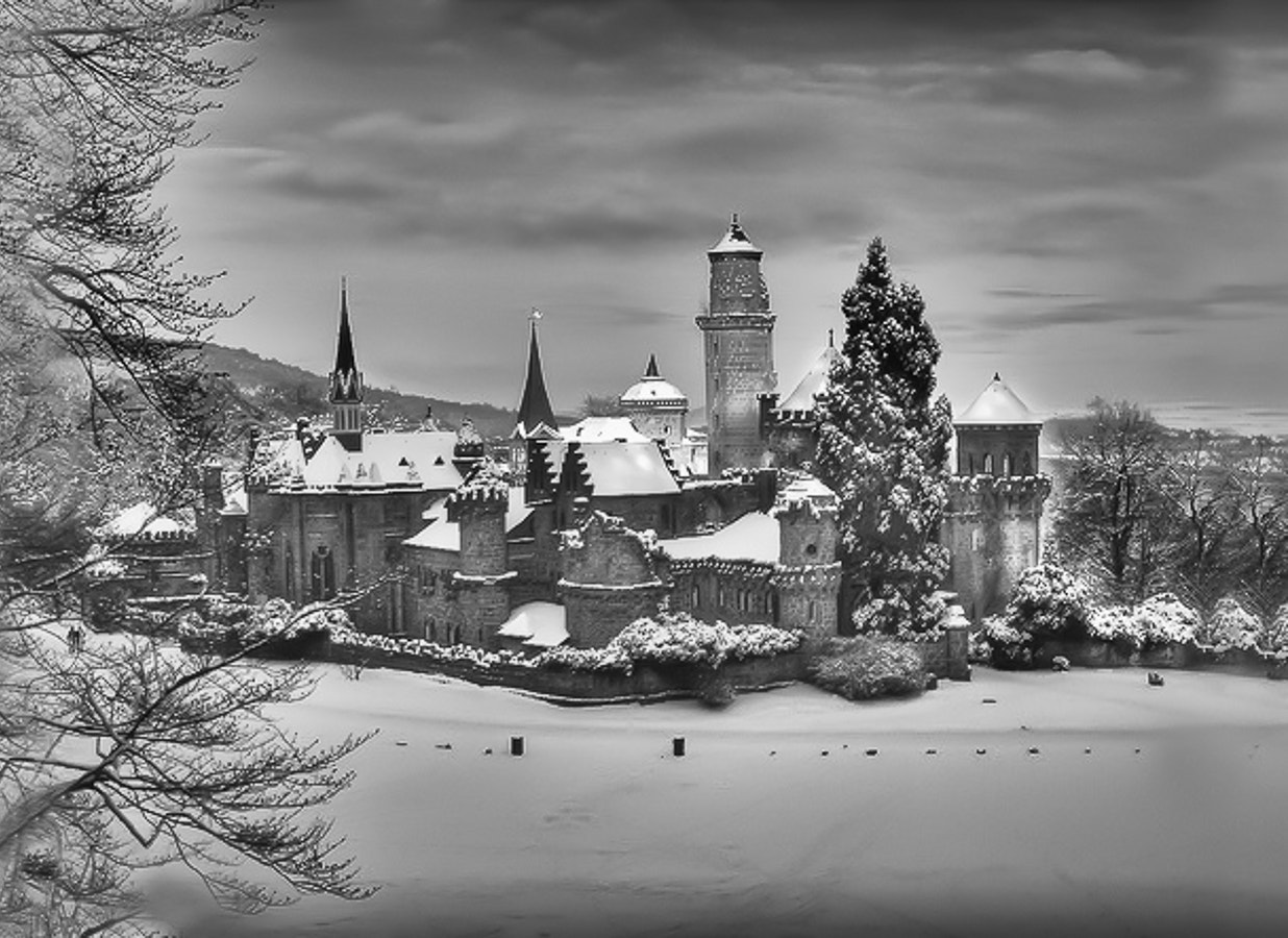 Winter Castle in Germany B&W by Matt MacDonald | 500px