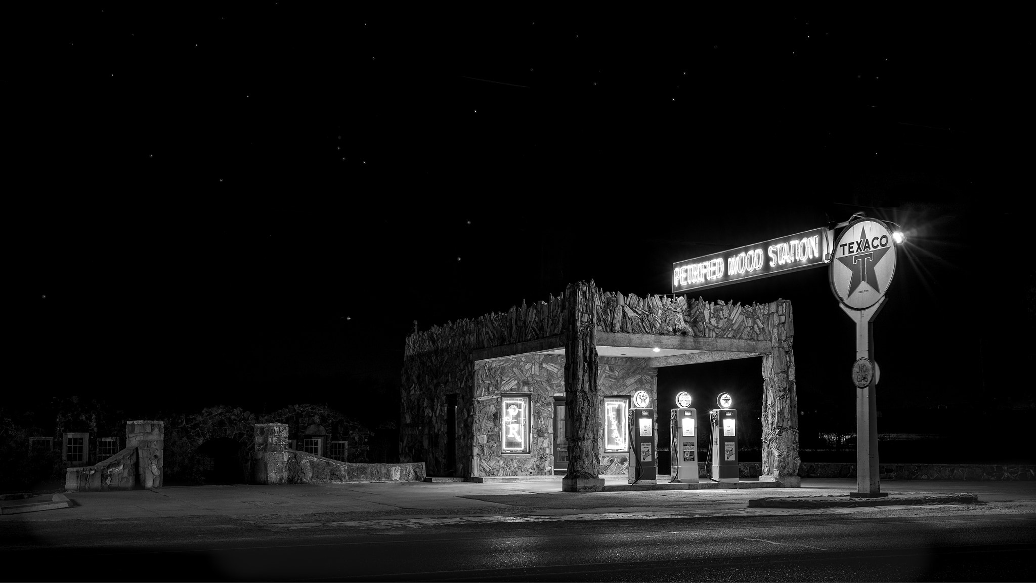 Petrified Wood Gas Station by Christopher Gomel / 500px